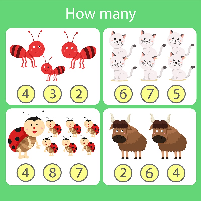 How Many? - Set 20 - iWorksheets | Free Interactive Worksheets ...
