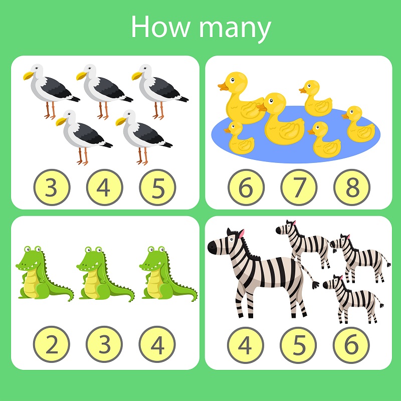 How Many? - Set 24 - iWorksheets | Free Interactive Worksheets ...