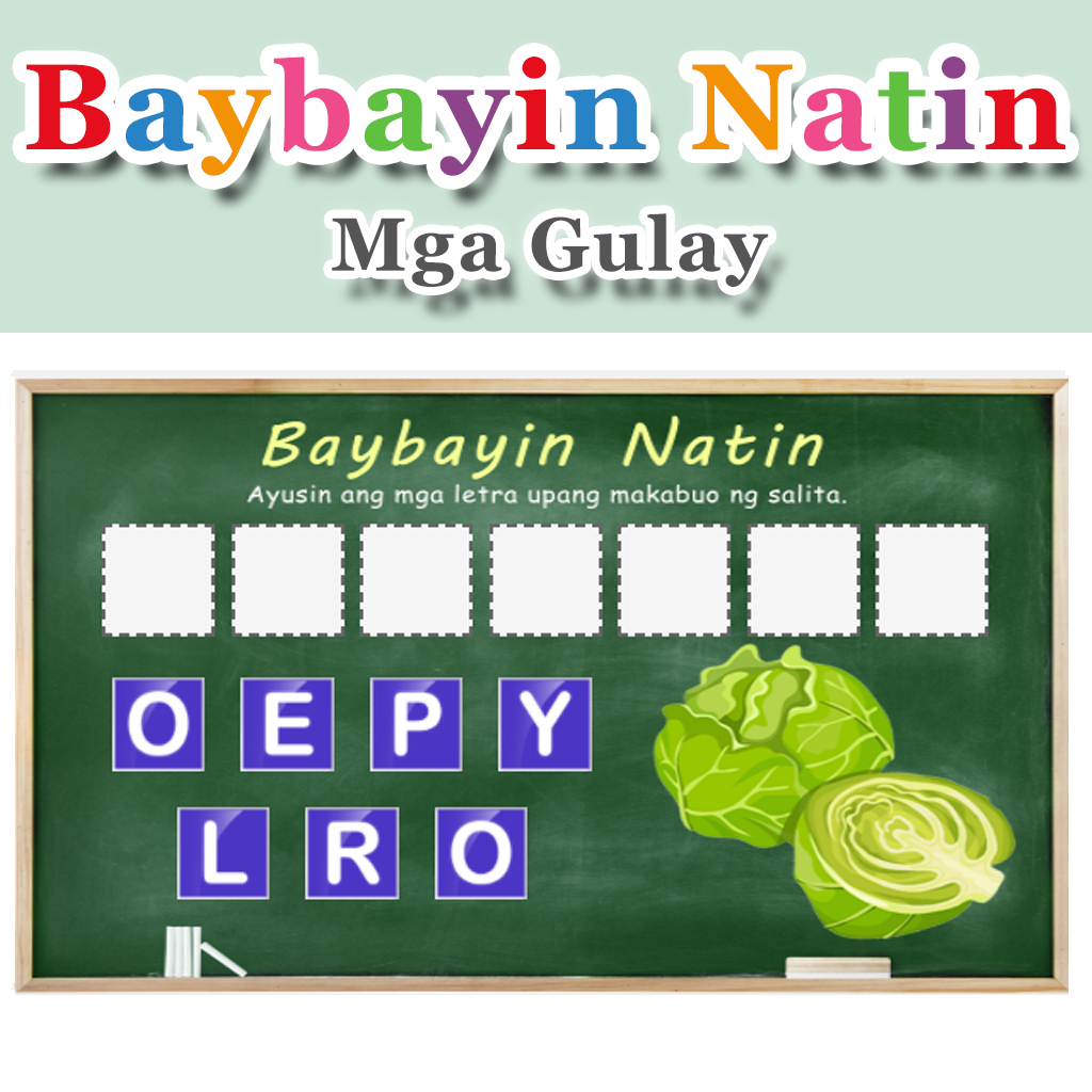 Baybayin Natin - Gulay - Set 10 - iWorksheets | Free Interactive ...